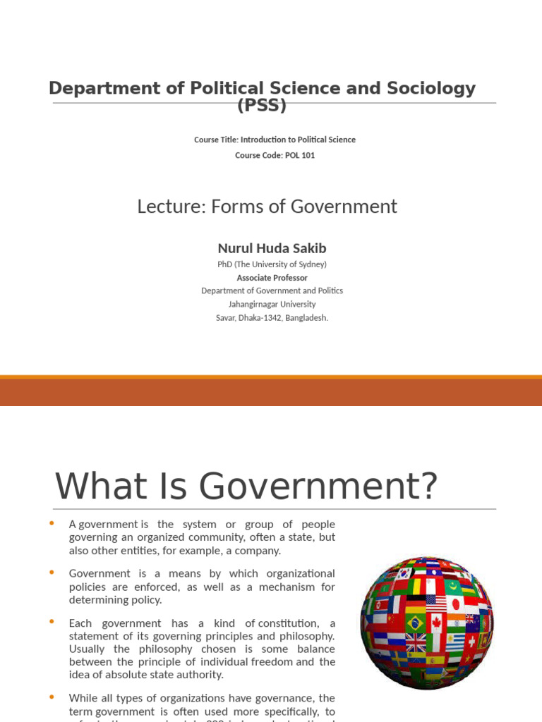 Forms of Government | PDF | Governance | Political Science
