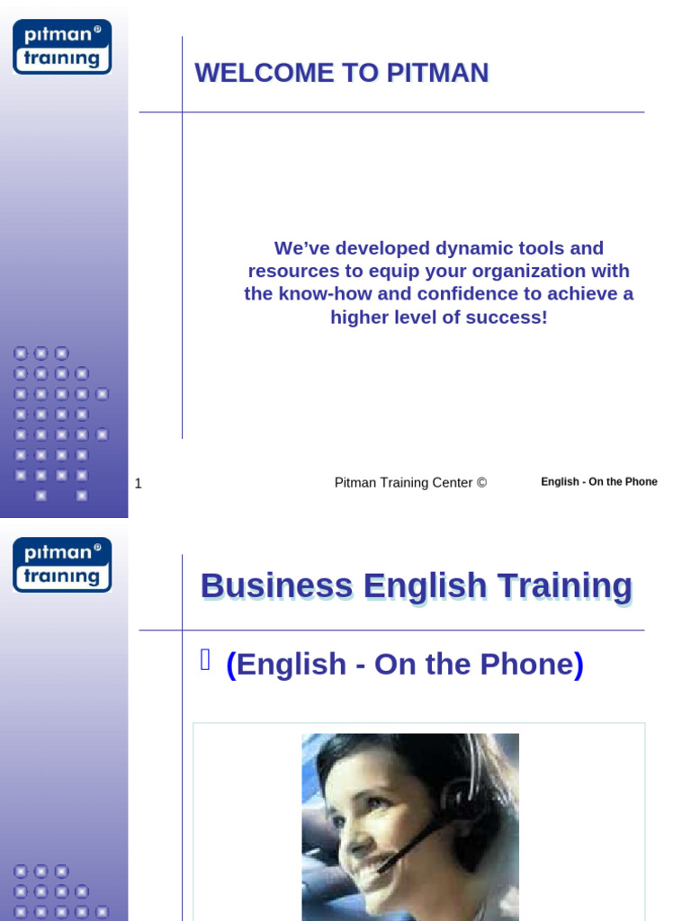 Mobile English Training for Calls | PDF | Telephone | English Language