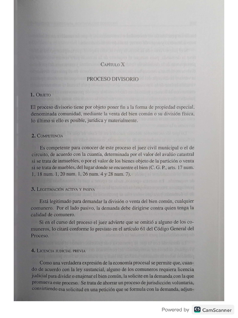 Proceso Divisorio | PDF