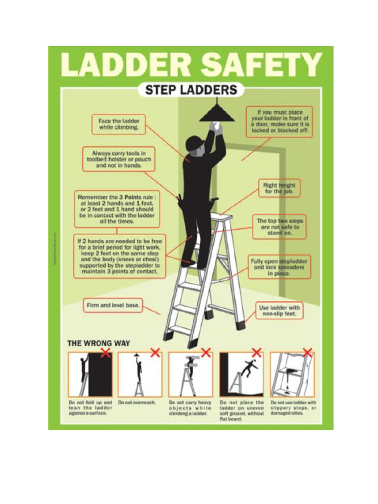 Ladder Safety | PDF