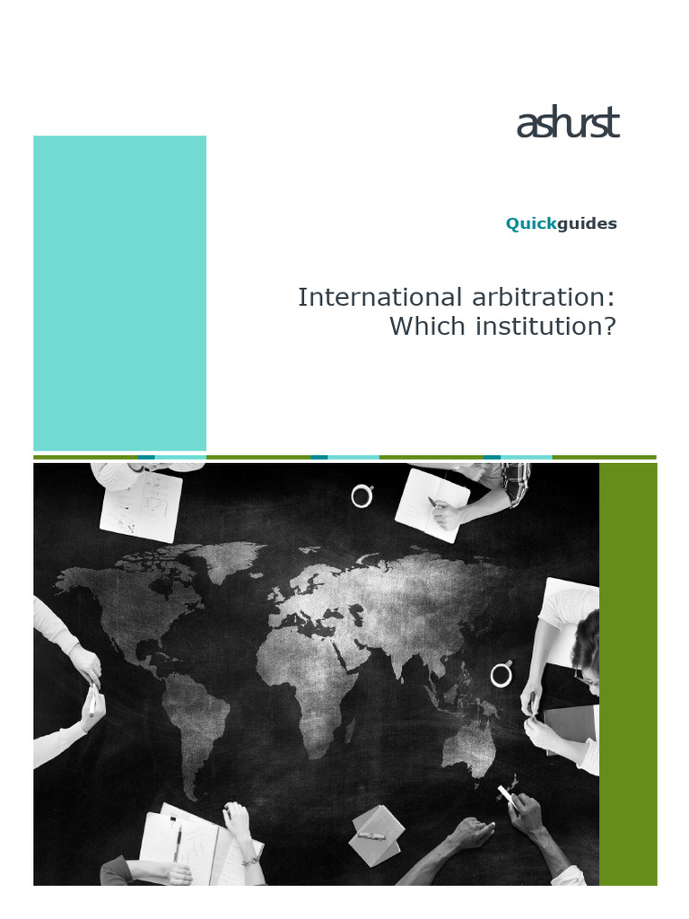 Choosing an Arbitration Institution | PDF | Arbitration | Arbitral Tribunal