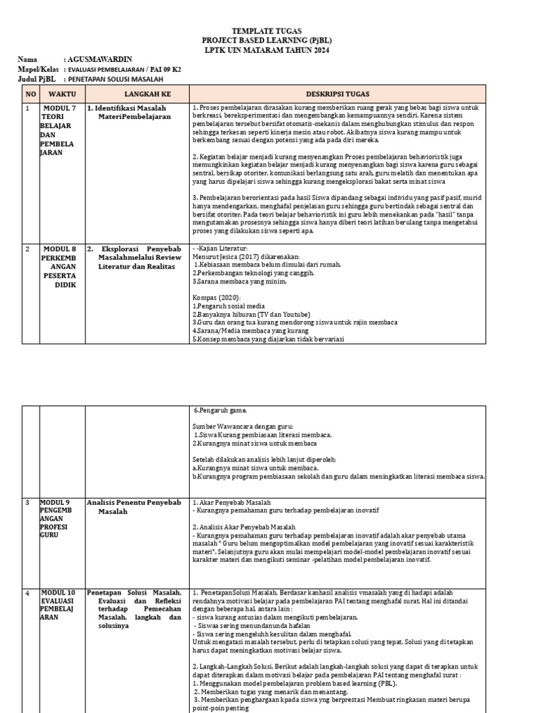 TUGAS PJBL AGUS-MODUL 10 | PDF