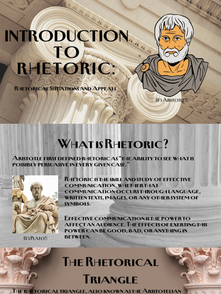 Rhetoric Slides | PDF | Public Speaking | Rhetoric