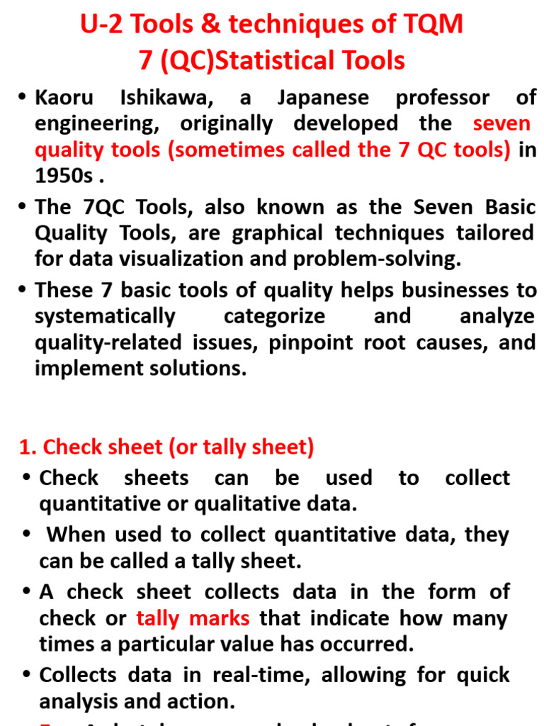 BQM U-2.pptx | PDF | Lean Manufacturing | Scatter Plot