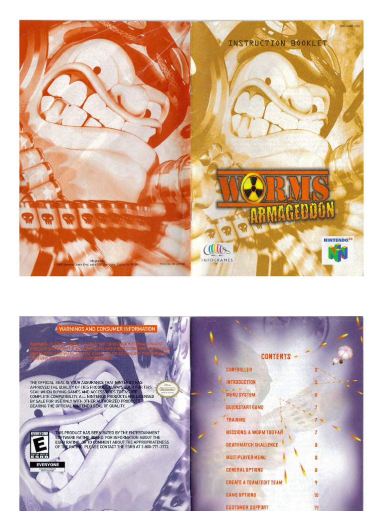 Worms Armageddon (USA) (En,Fr,Es) | PDF