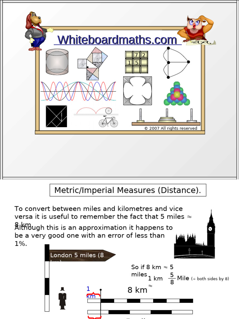 Miles | PDF | Foot (Unit) | Yard