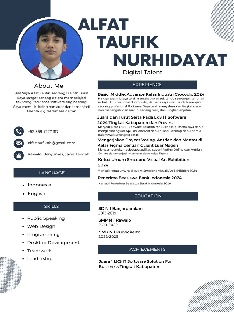 Alfat Taufik CV | PDF