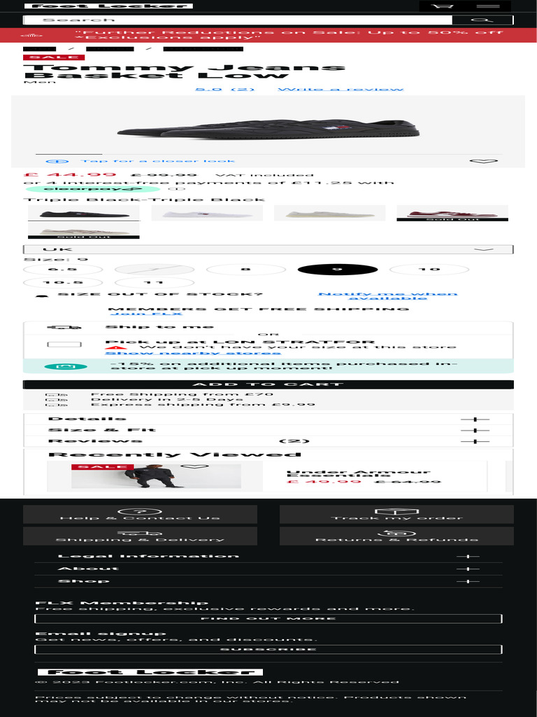 Tommy Jeans Basket Low Foot Locker UK | PDF