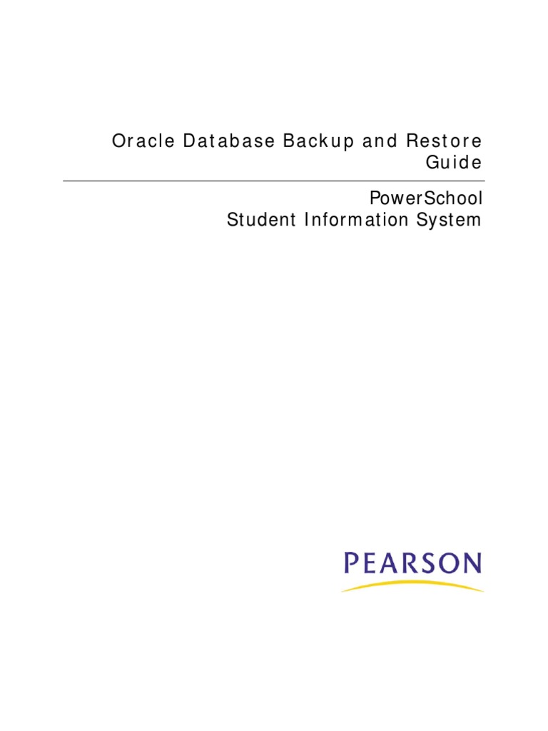 Oracle Backup Restore Ug Pdf Oracle Database Backup 