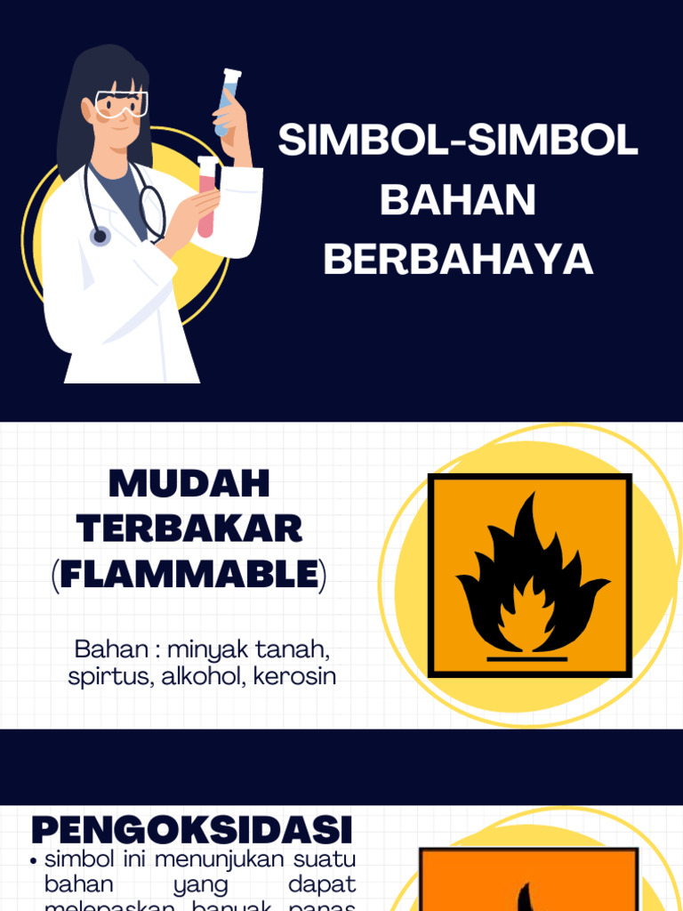 Simbol Bahaya Bahan Kimia Laboratorium | PDF