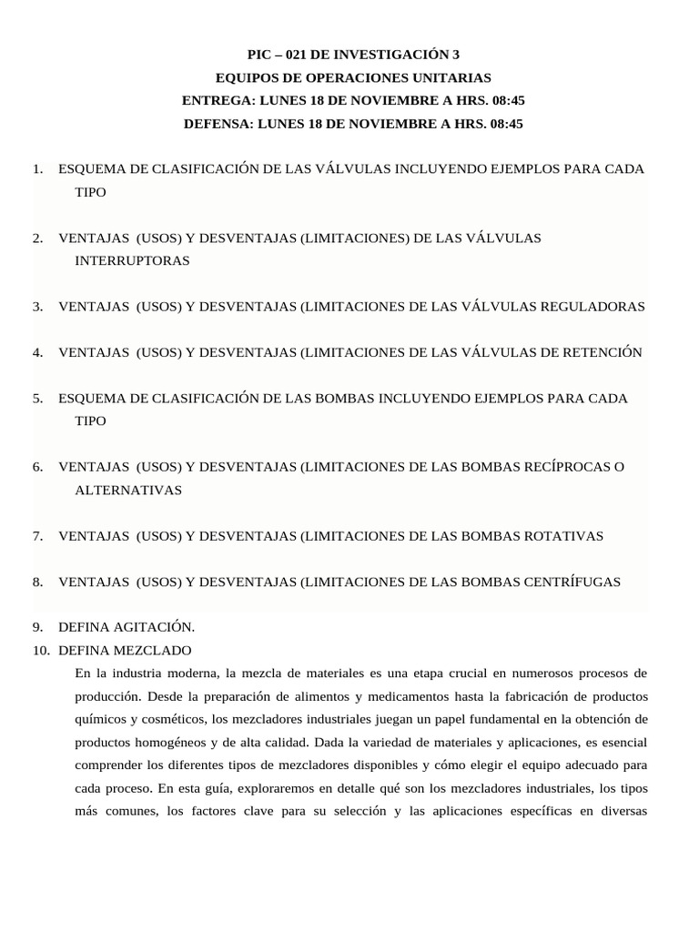 TRAB INV 3 PIQ 021 | PDF | Líquidos | Viscosidad