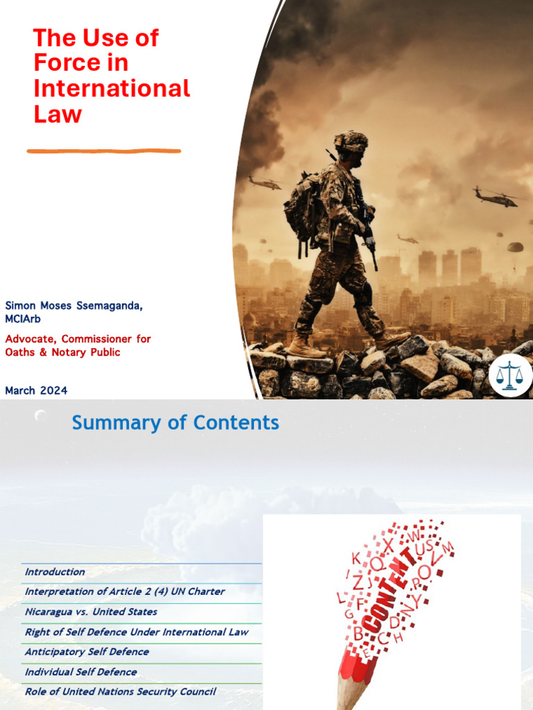 Use of Force in International Law | PDF | Intercontinental Ballistic ...