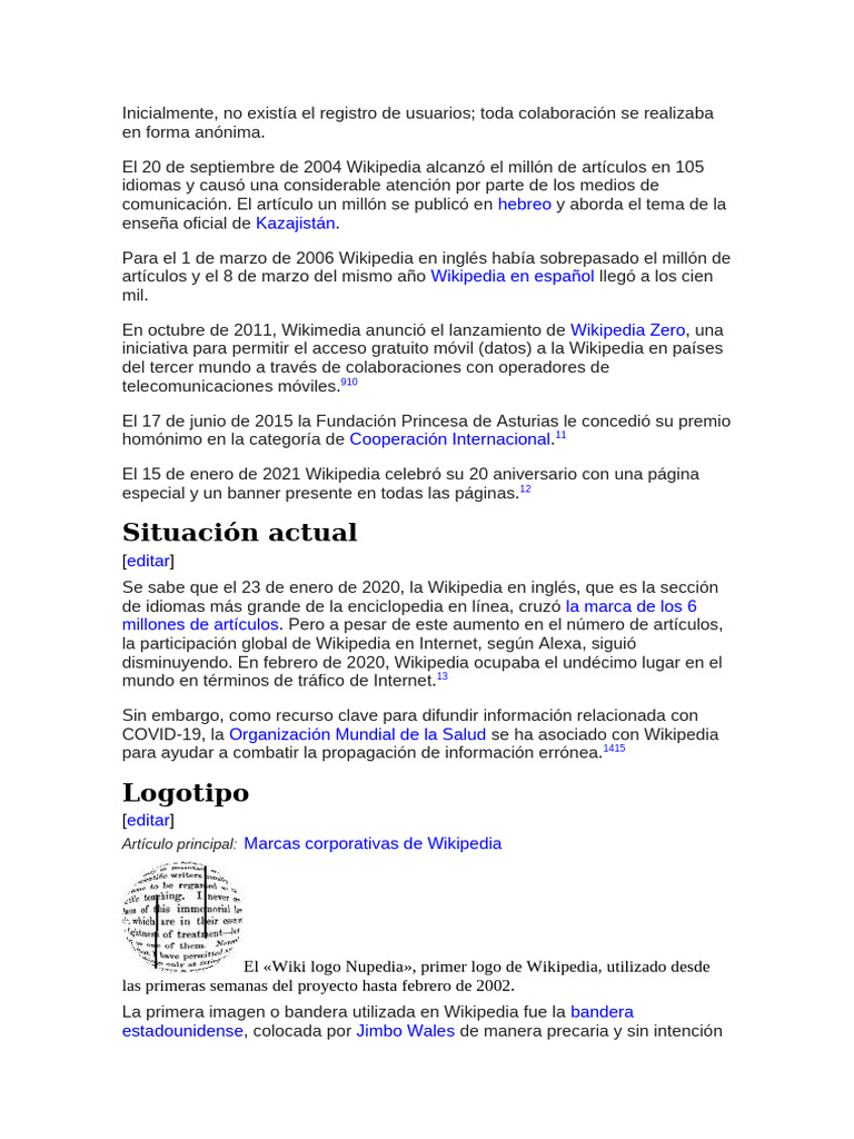 Wikipedia 4 | PDF | Wikipedia | Contenido libre