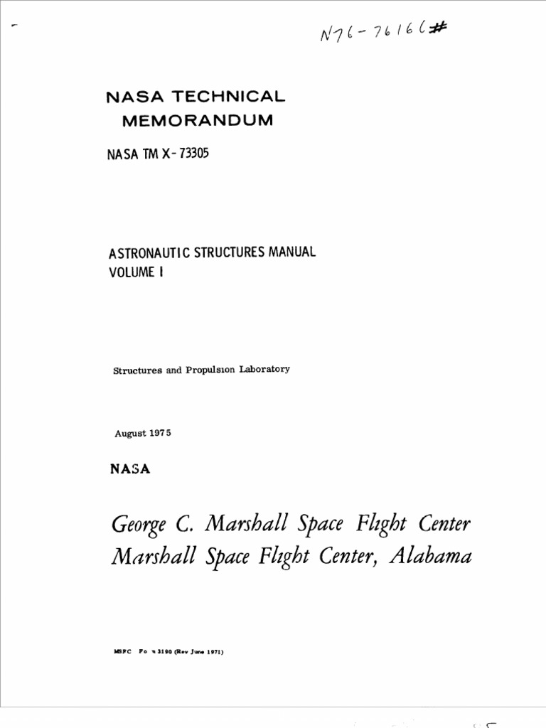 Aeronautical Structures Manual | PDF | Buckling | Applied And ...