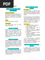 Dsm5 Cheat Sheet | PDF | Anxiety Disorder | Bipolar Disorder