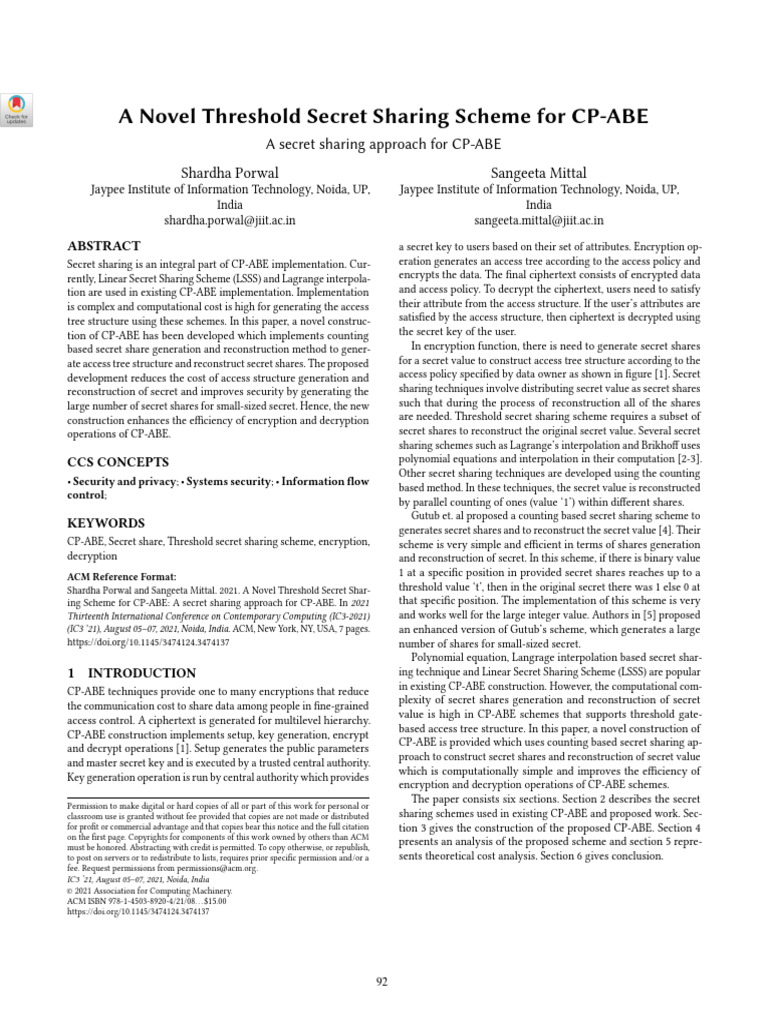 Ic3 2021 | PDF | Encryption | Key (Cryptography)