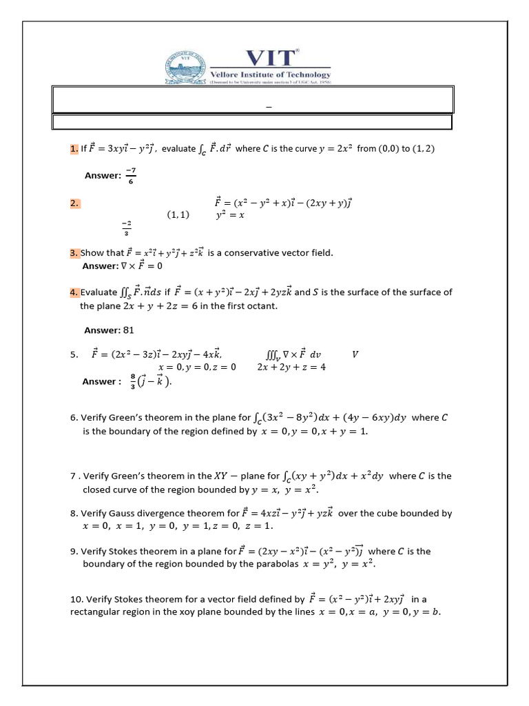 Tutorial 7 BMAT101L Calculus | PDF