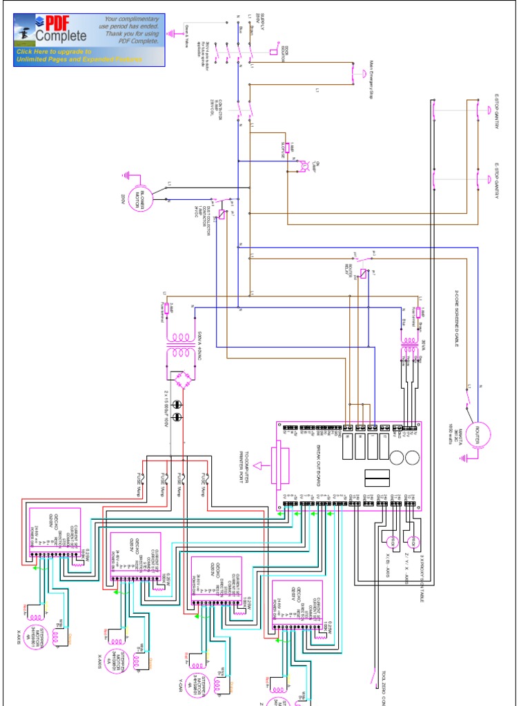 CNC MechMate Wiring Diagram 25feb | PDF