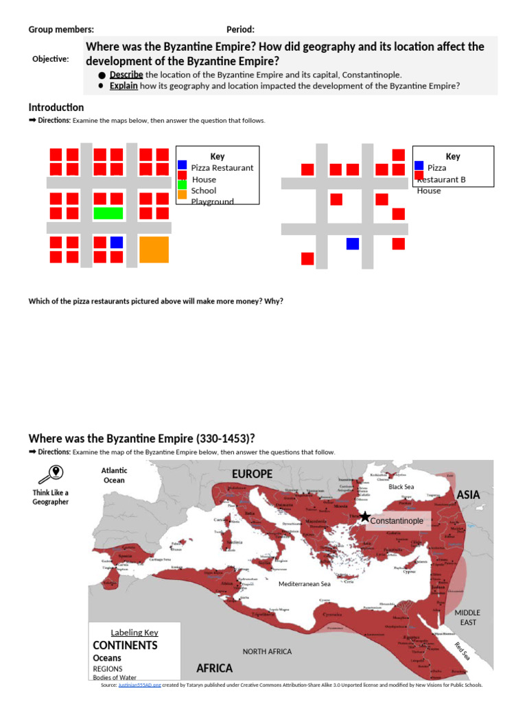 3.2 Geography's Effect On The Development of The Byzantine Empire | PDF ...