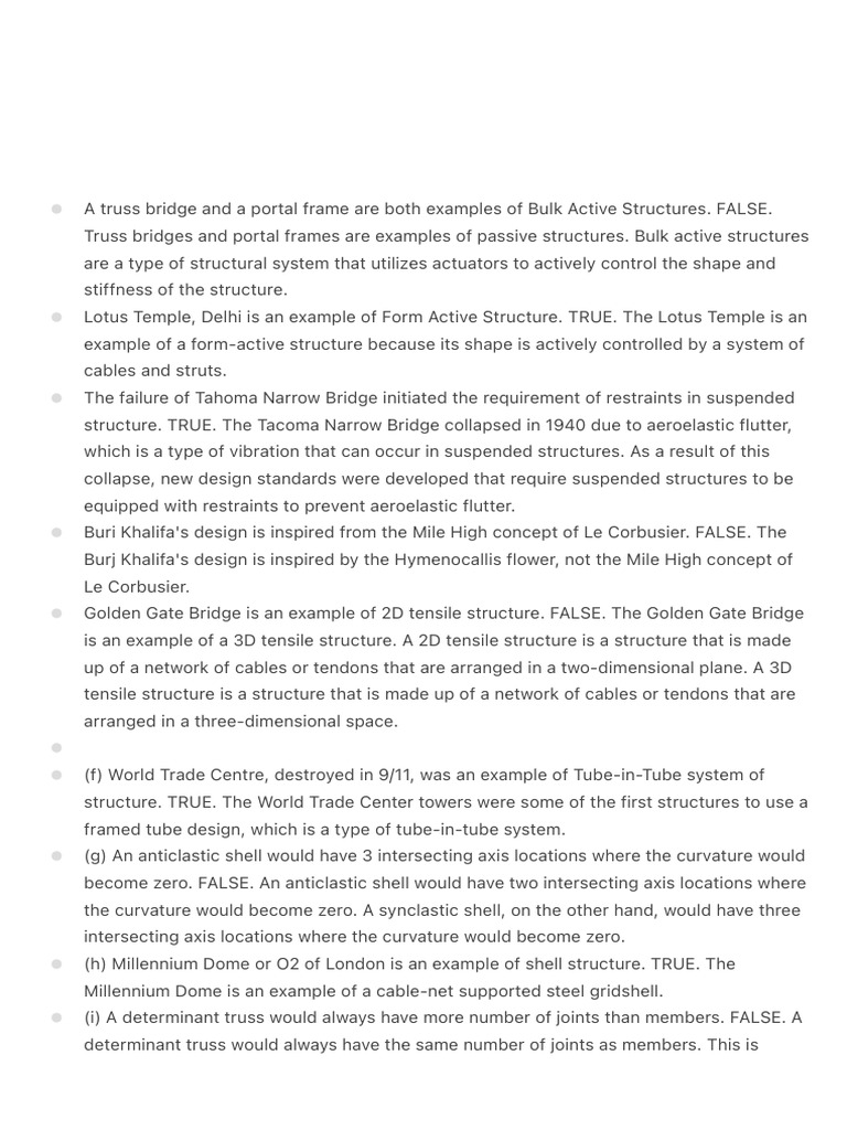 A Truss Bridge and A Portal Frame Are Both Examples of Bulk Active ...