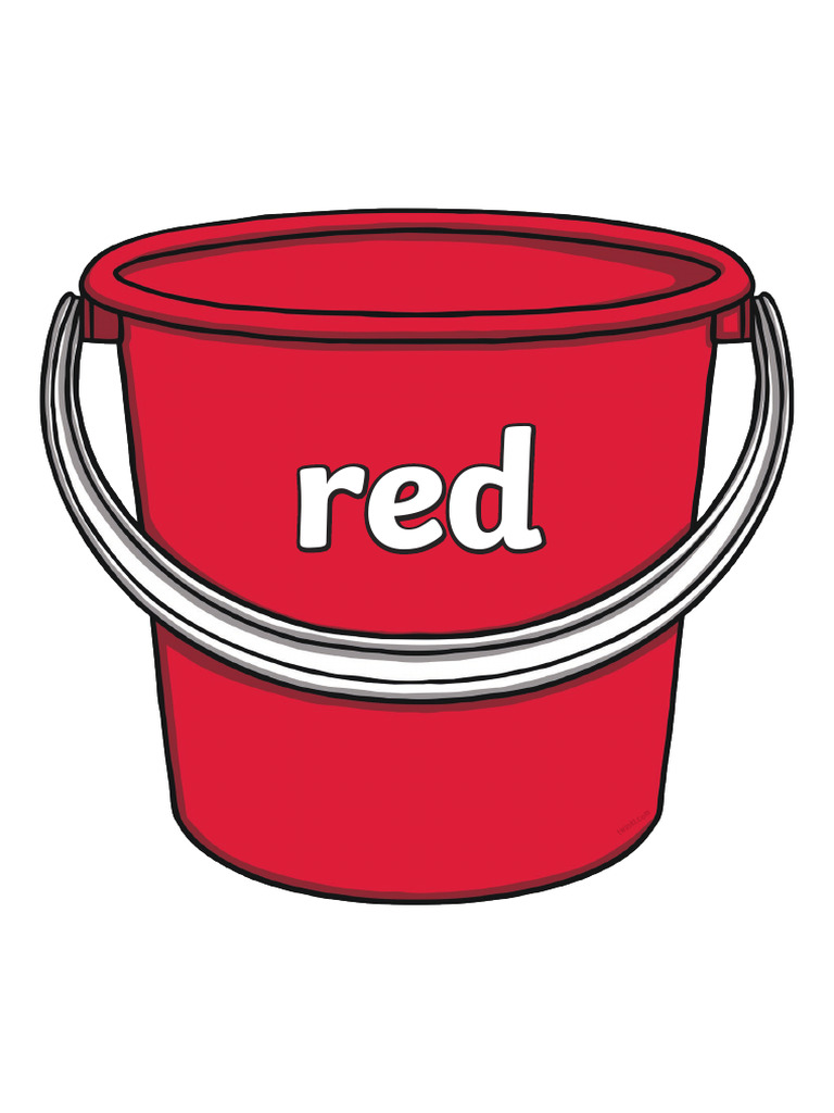 T L 9981 Colour Words On Buckets Cutouts Ver 3 | PDF