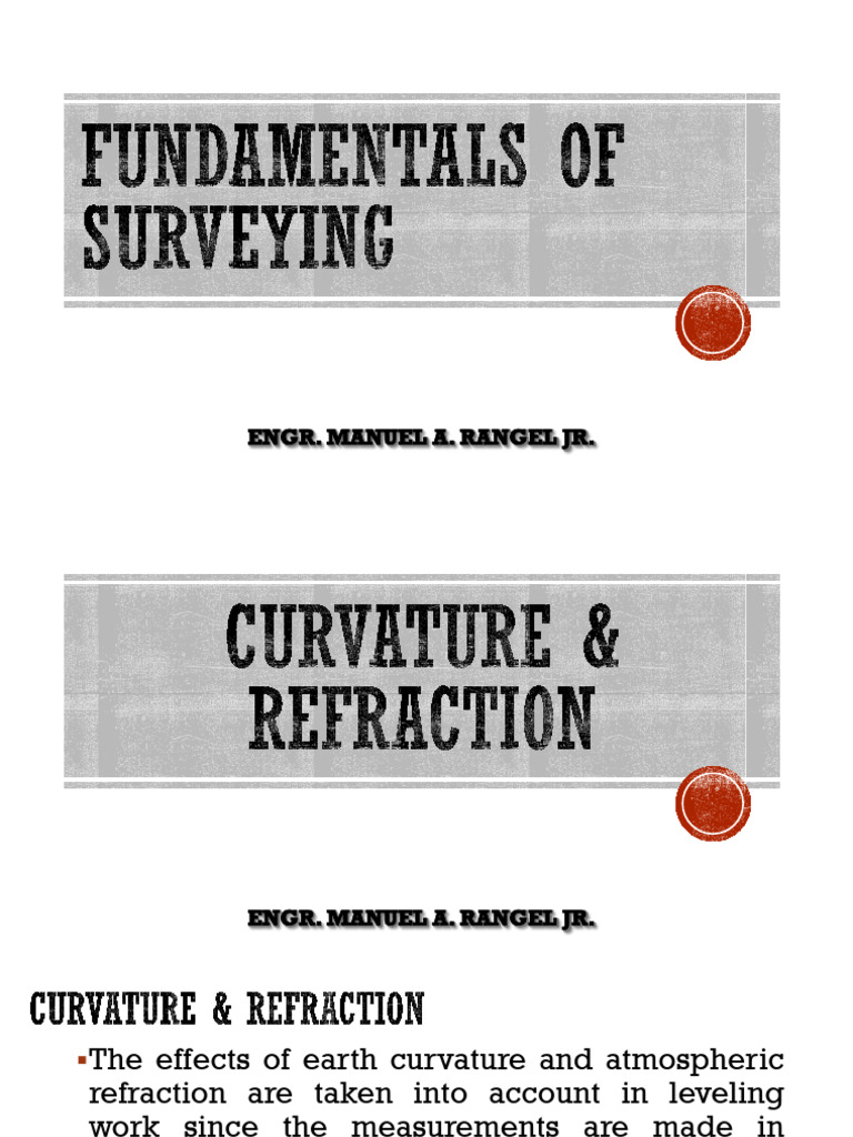 Earth Curvature & Refraction Effects | PDF