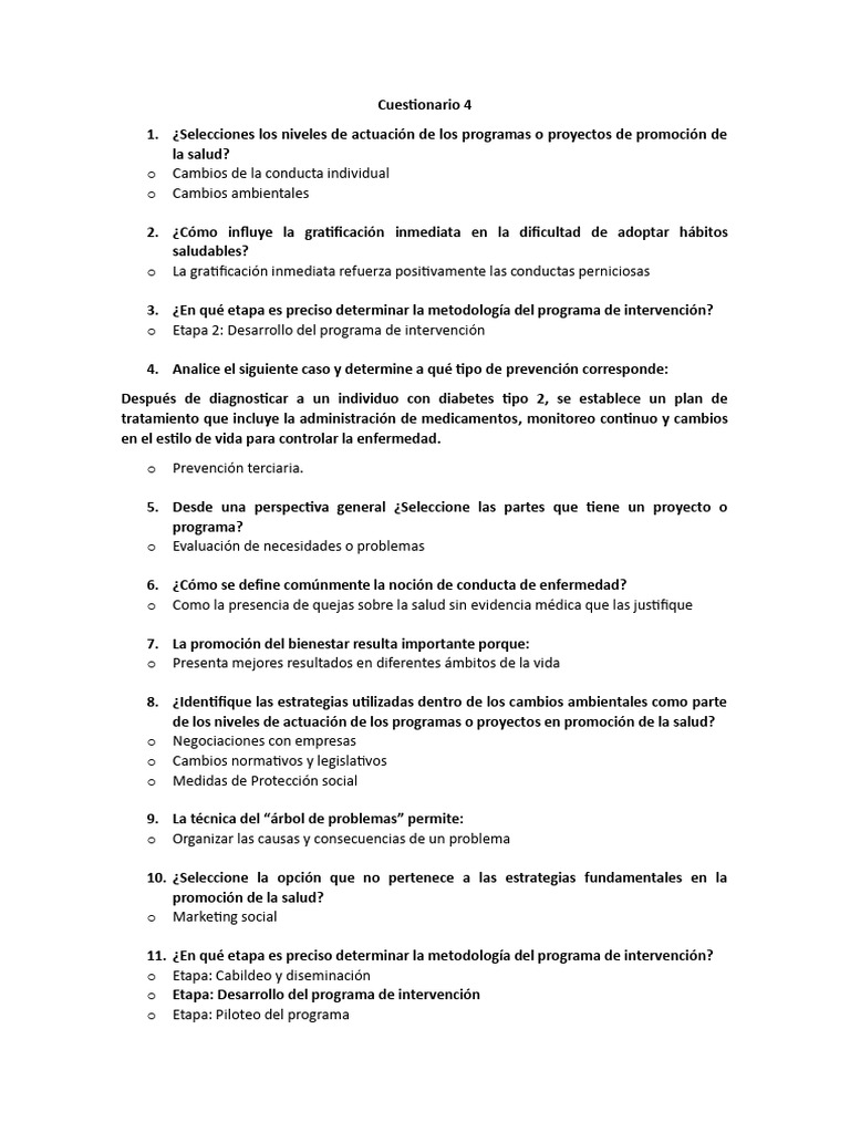 Consol. Cuest. 4 Prácticum 4.2 | PDF | Comportamiento | Estrés (biología)