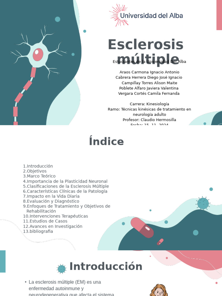 Esclerosis Múltiple: Diagnóstico y Tratamiento | PDF | Esclerosis ...
