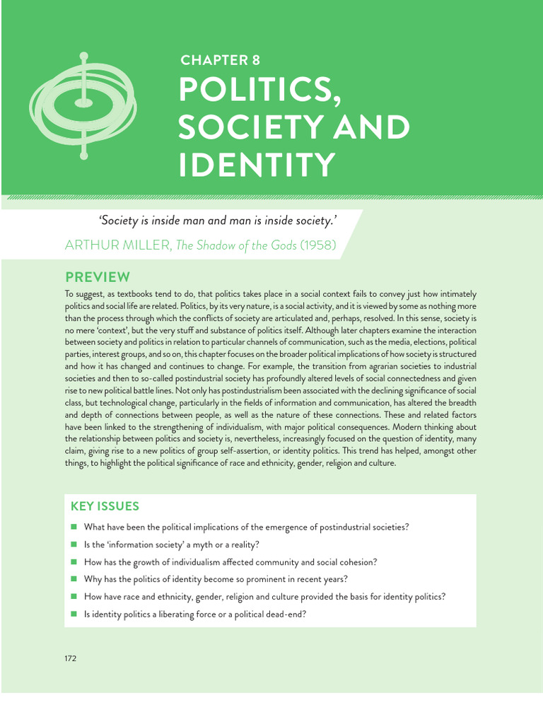 Politics - (CHAPTER 8 POLITICS SOCIETY AND IDENTITY) | PDF | Marxism ...
