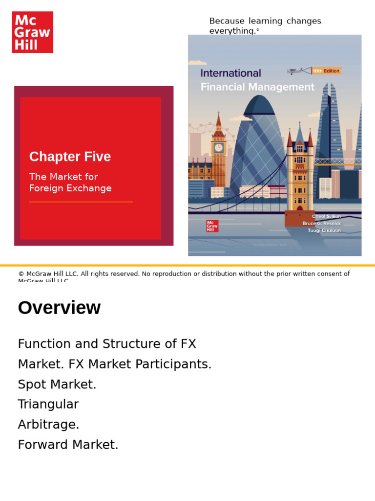 CHAPTER05 - The Market For Foreign Exchange | PDF | Foreign Exchange Market | Exchange Rate