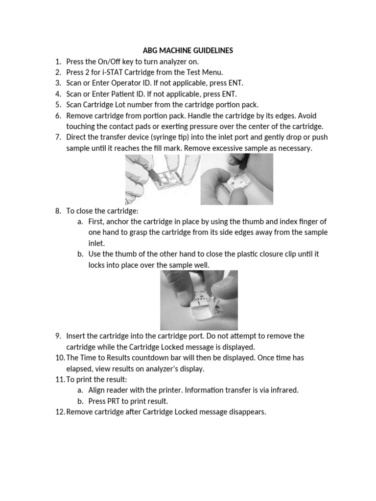 Abg Machine Guidelines | PDF