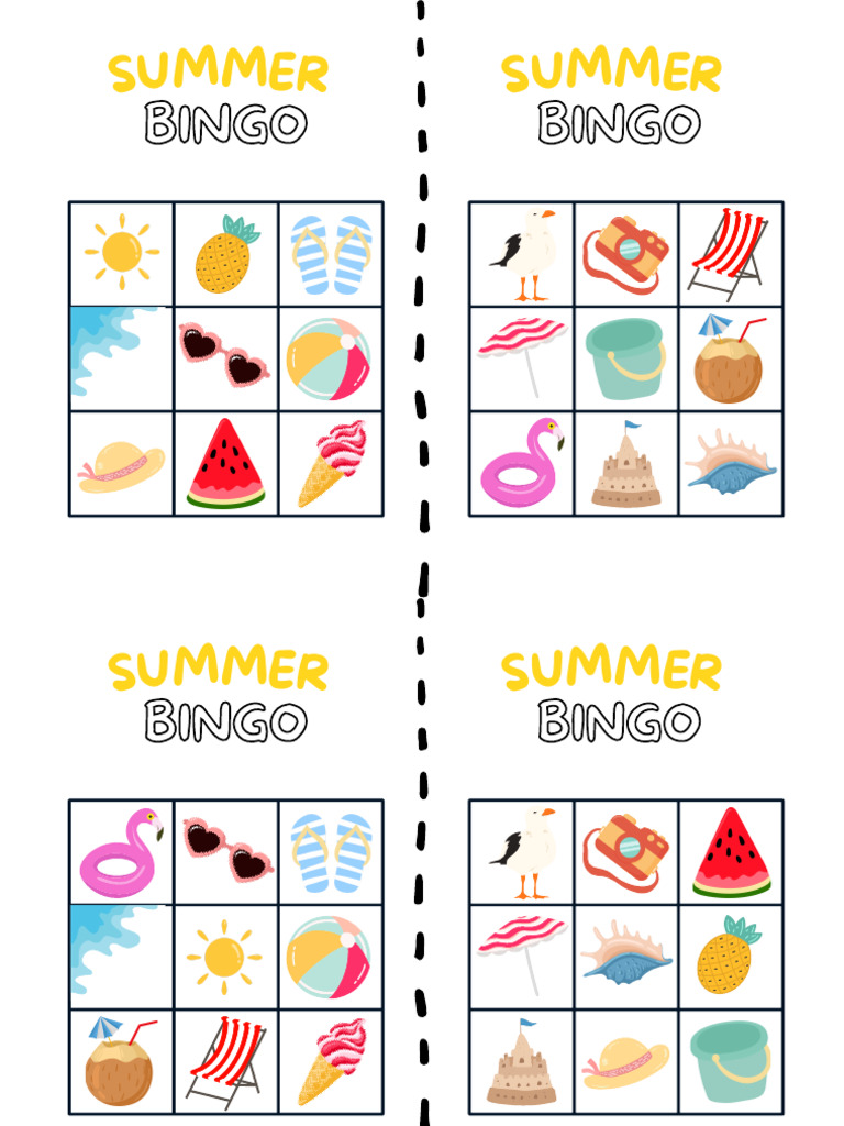 Summer Bingo | PDF
