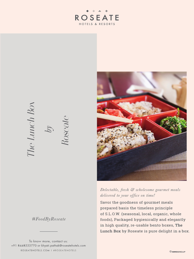 Bento Box | PDF | Lunch | Indian Cuisine