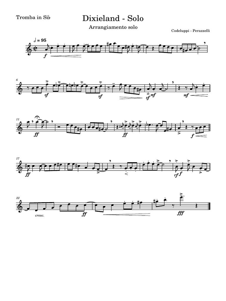 Dixieland - Tromba | PDF