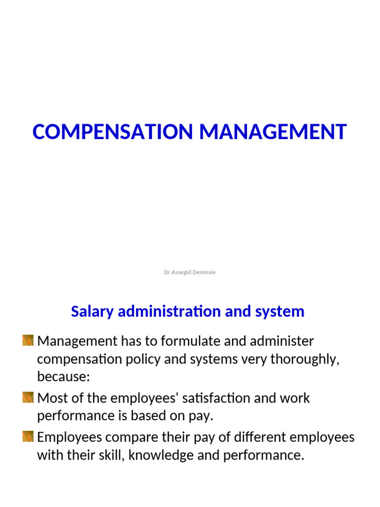 Chapter 6 Compensation Management Pdf Cost Of Living Employment