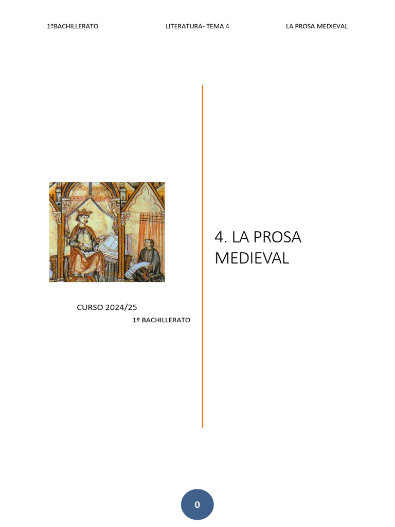 LA PROSA MEDIEVAL | PDF | Prosa | Traducciones