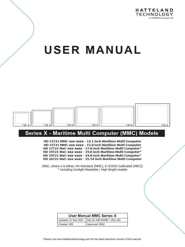 Inb100485-1 Usermanual Mmc Seriesx | PDF | Touchscreen | Microsoft Windows