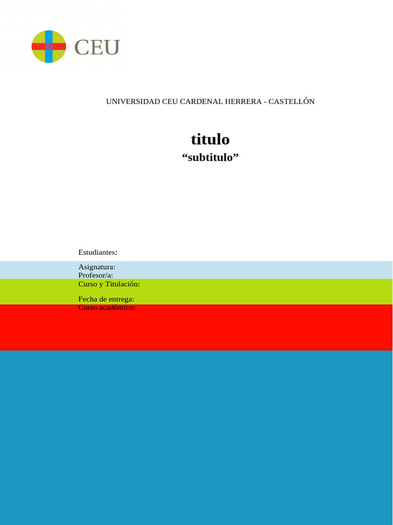 Plantilla Ceu | PDF