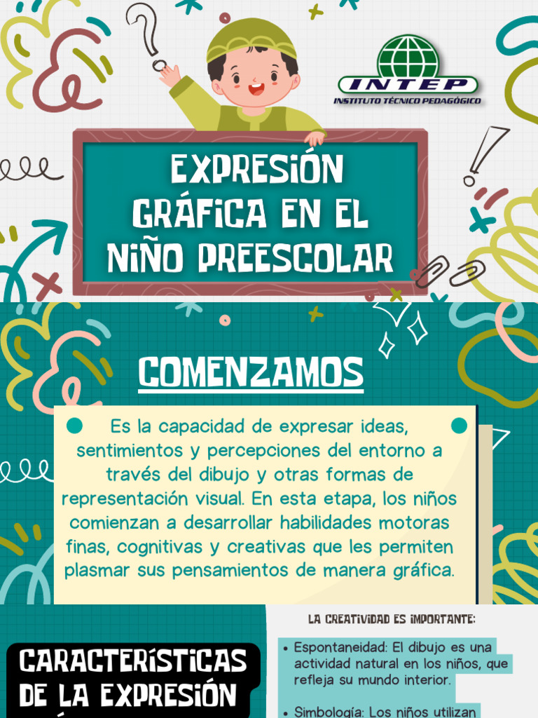Desarrollo de la Expresión Gráfica Infantil | PDF | Dibujo | Creatividad