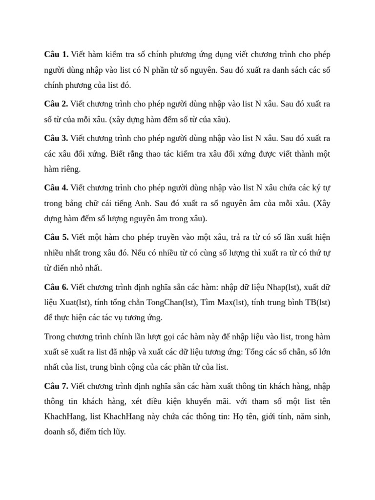 Baitap Chapter4 | PDF