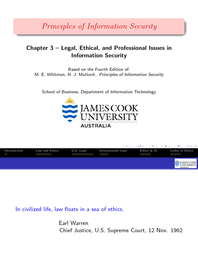 03-LegalEthicIssueOnIS | PDF | Identity Theft | International Law