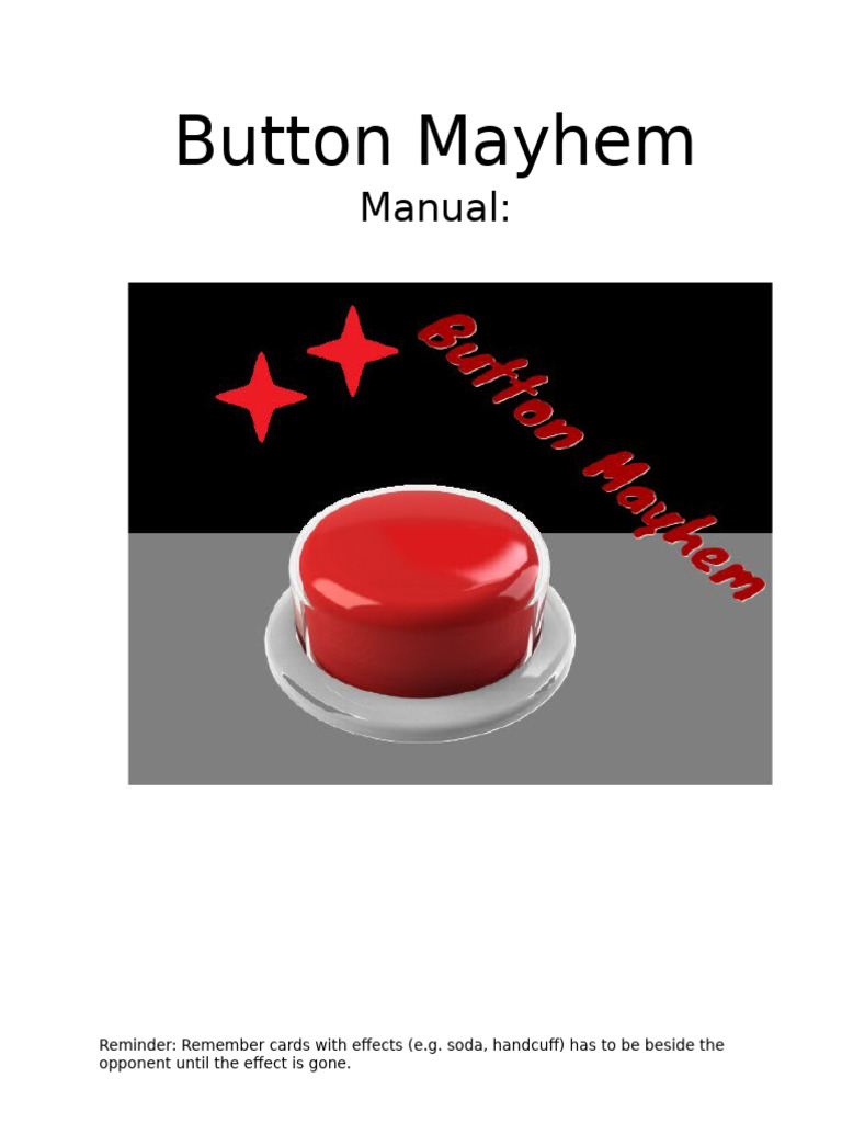 Button Mayhem | PDF | Gaming | Card Games