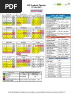 Cis Calendar 2025 2026 Updated 17 Feb 2025 | PDF | Academic Term ...