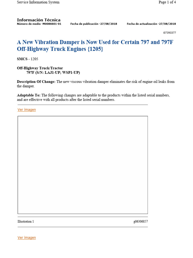 A New Vibration Damper Is Now Used For Certain 797 and 797F Off-Highway ...