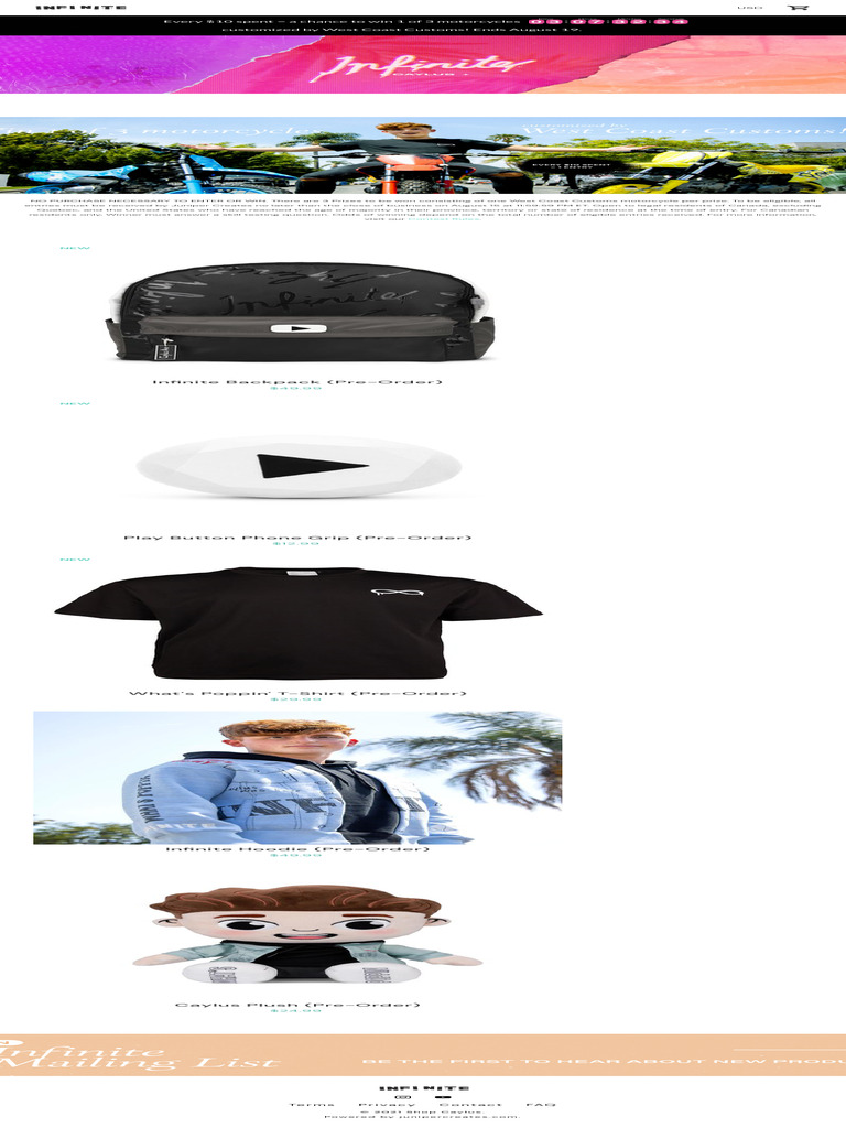 Infinite Backpack (Pre-Order) | PDF