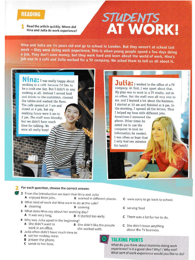 Students at Work | PDF