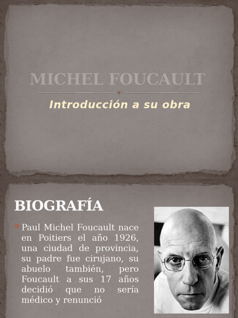 Foucault | PDF | Michel Foucault | Educación en artes liberales