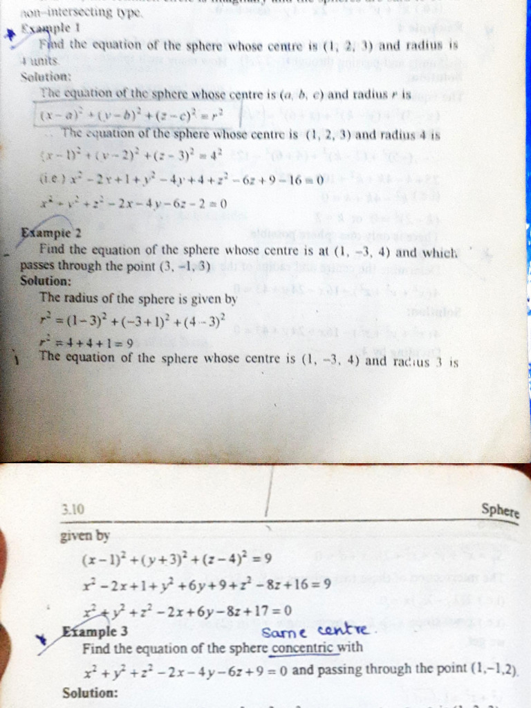 Problems On Sphere Pdf