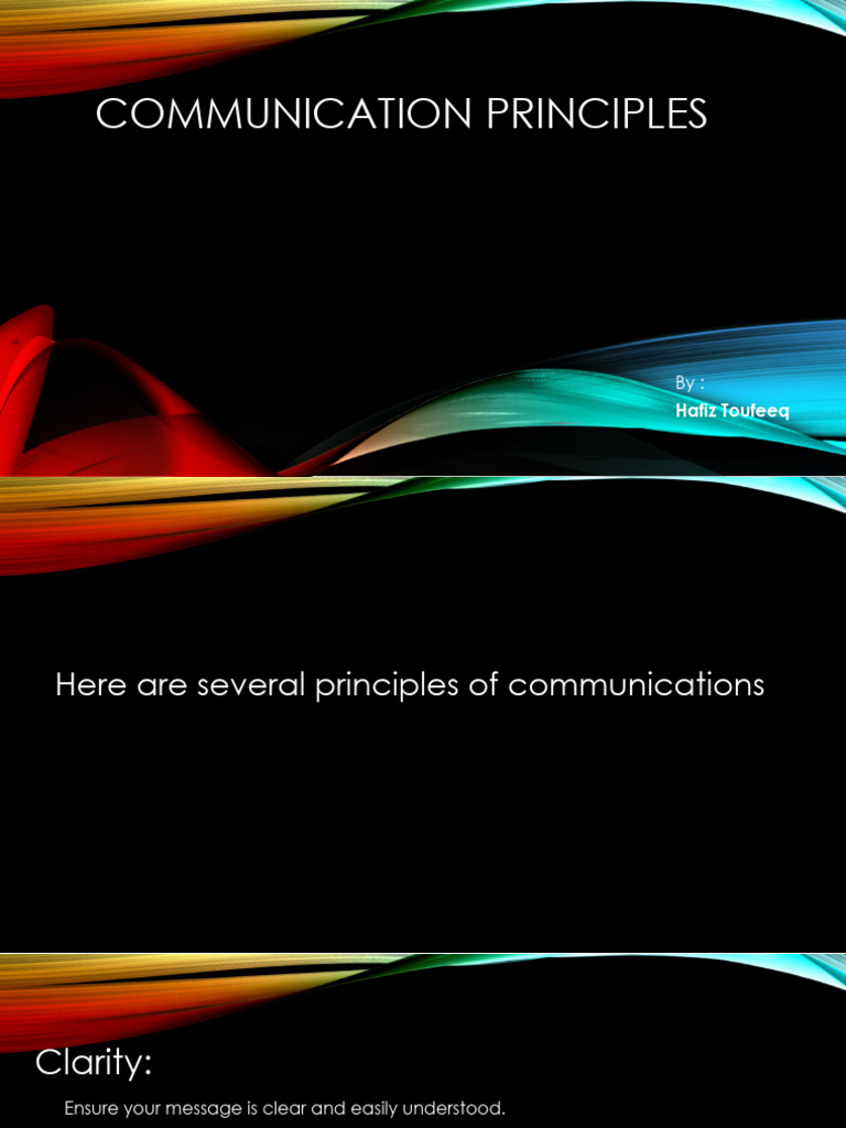 Communication Principles PDF | PDF