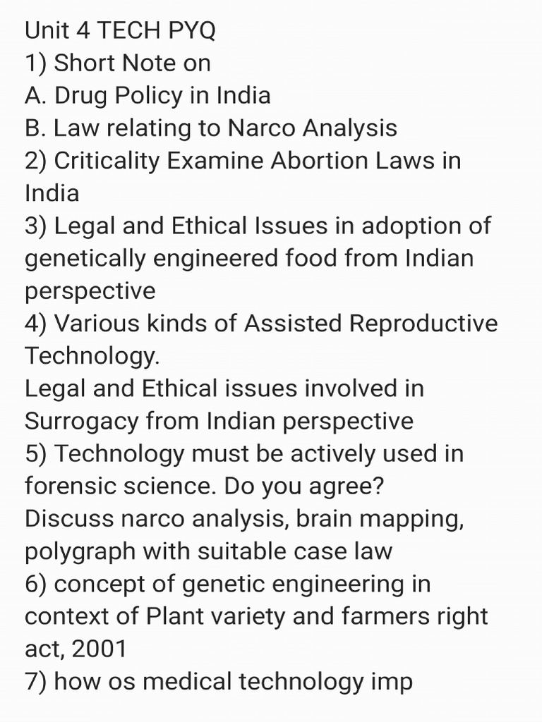 Tech Unit 4 Pyq - 241201 - 135909 | PDF